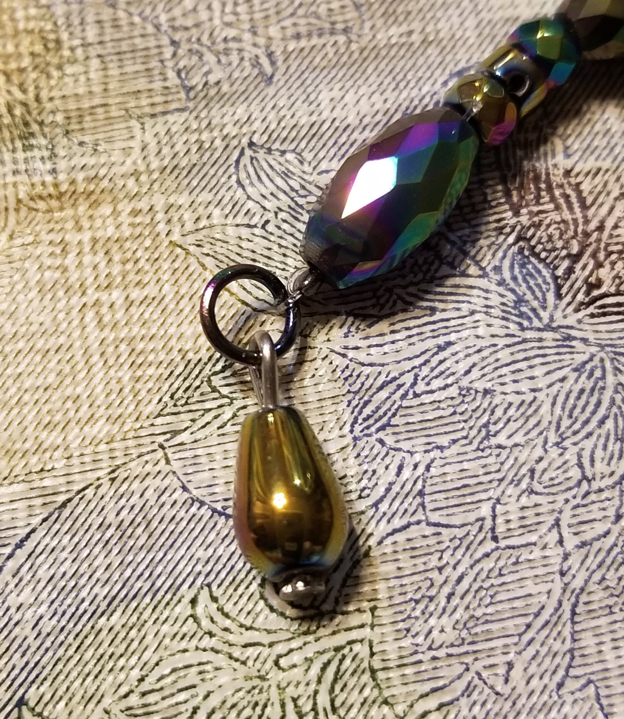 Beaded Scissor Fob With Space Theme - Etsy