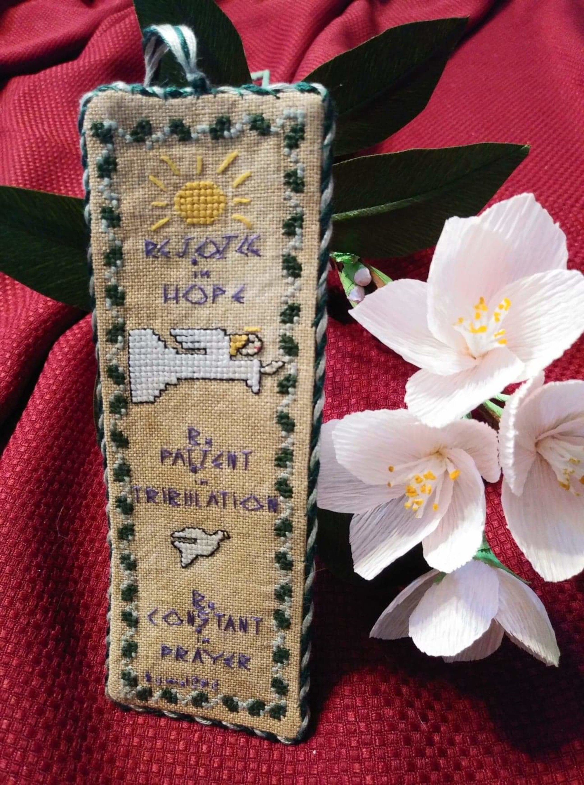 Rejoice in Hope Bookmark Cross Stitch Pattern - Etsy