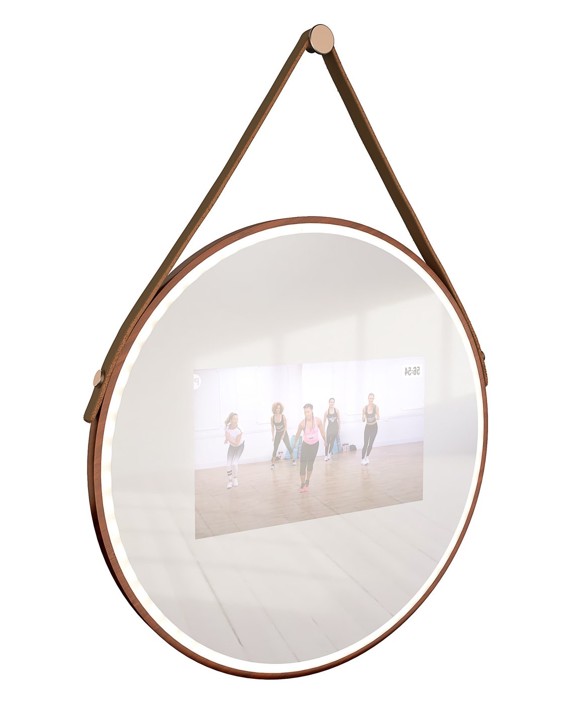 Smart Mirror LED and Touch Screen With Leather Strap - Etsy Canada