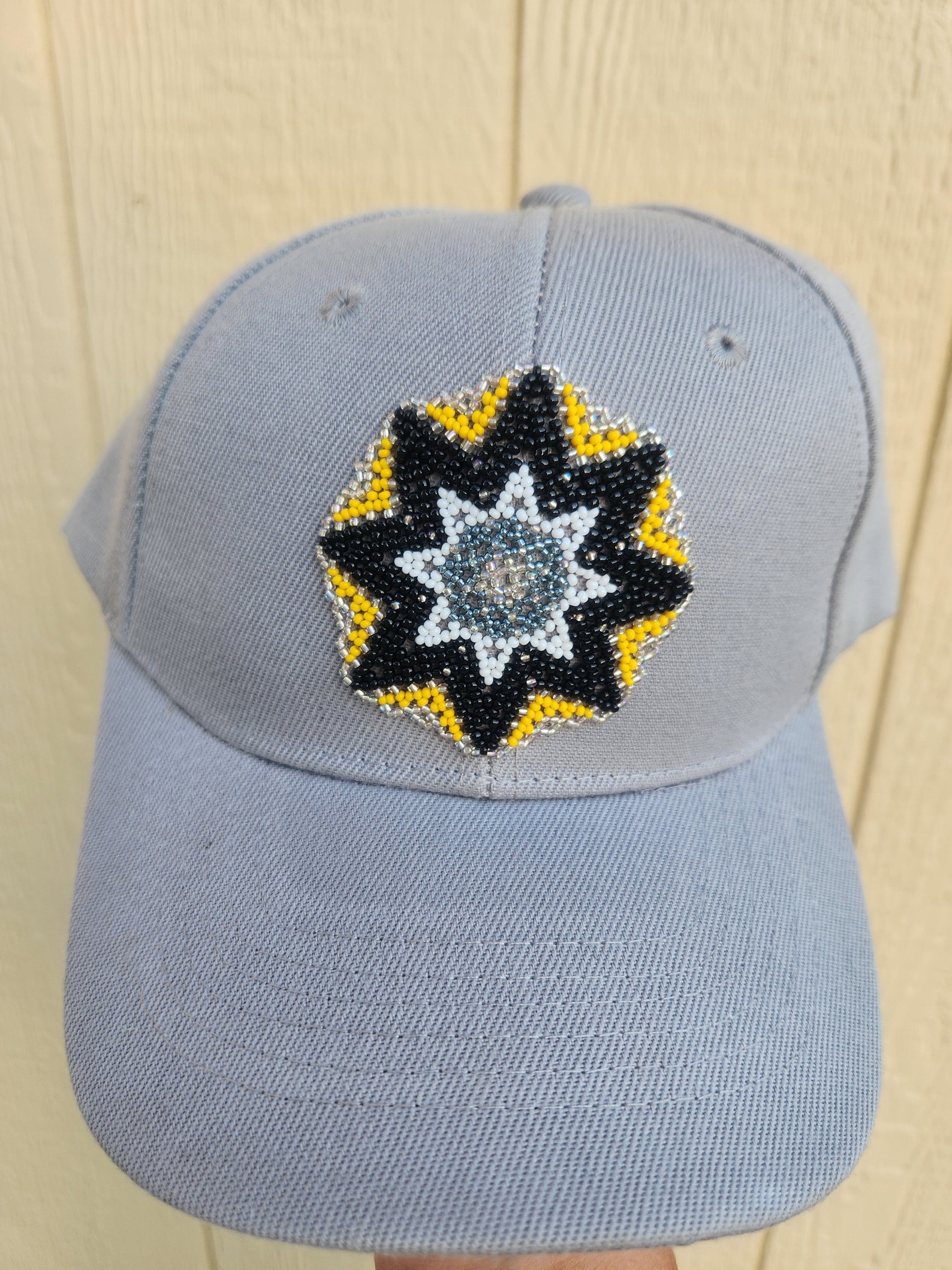 Native Huichol Style Beaded Basbeball Cap - Etsy