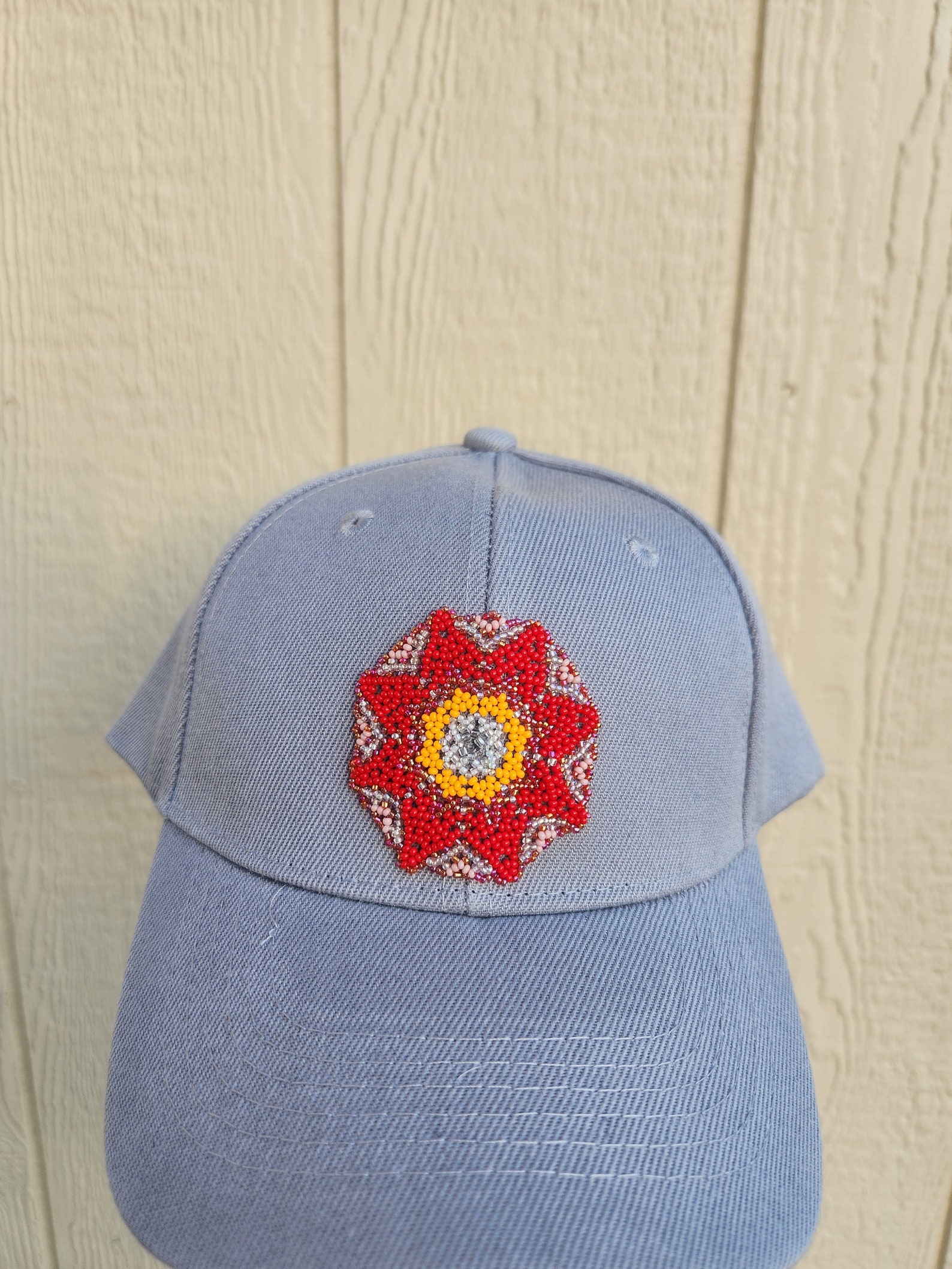 Native Huichol Style Beaded Basbeball Cap - Etsy