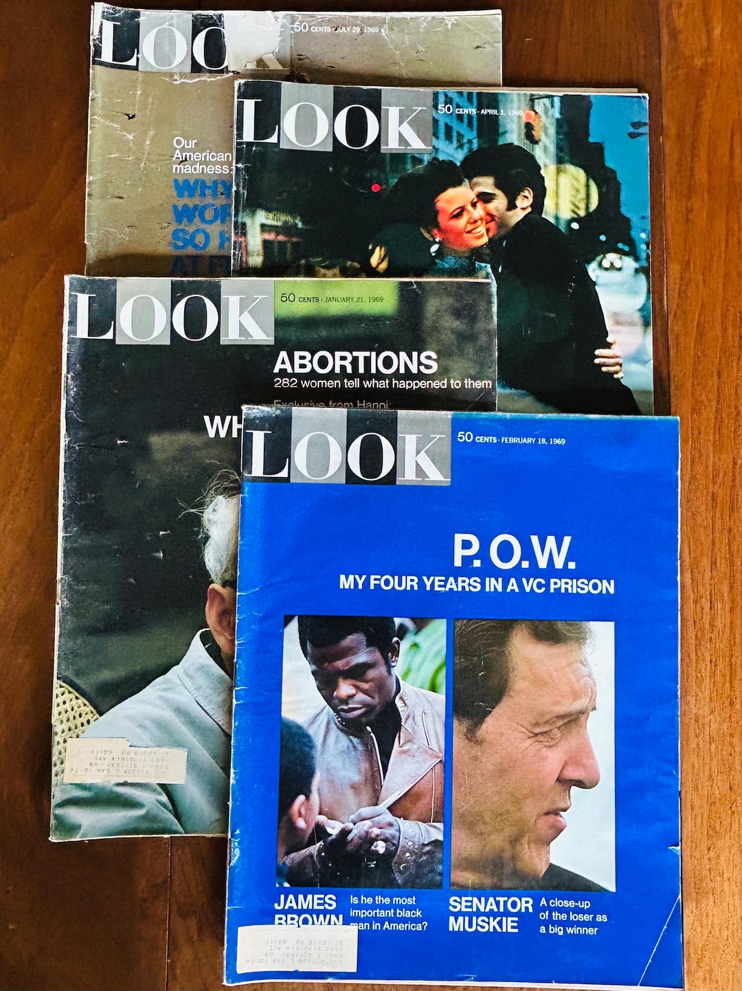 LOOK Magazines 1969 Lot of 3 - Etsy