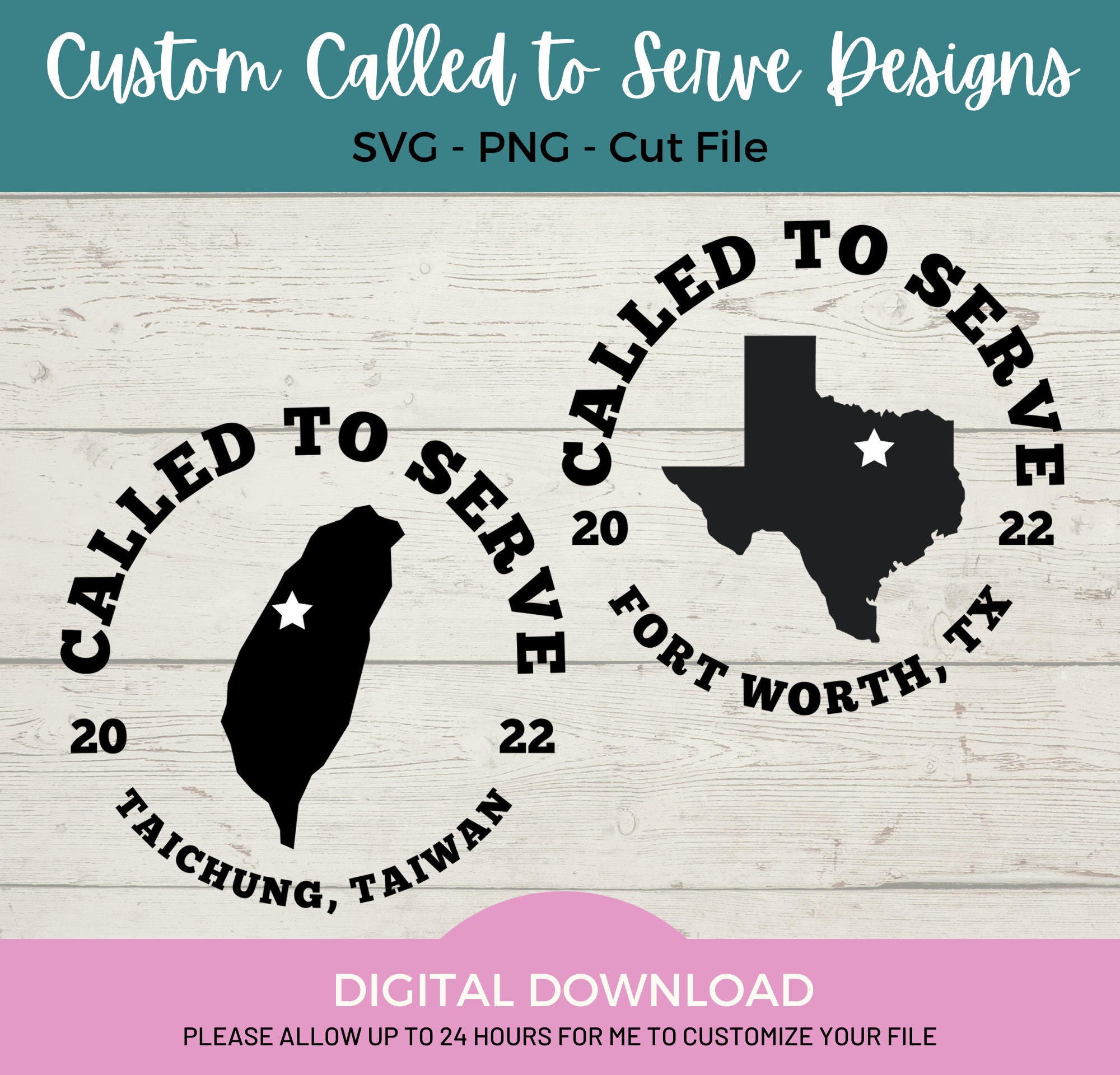 Custom Called to Serve SVG for Missionary T-shirts Journals - Etsy