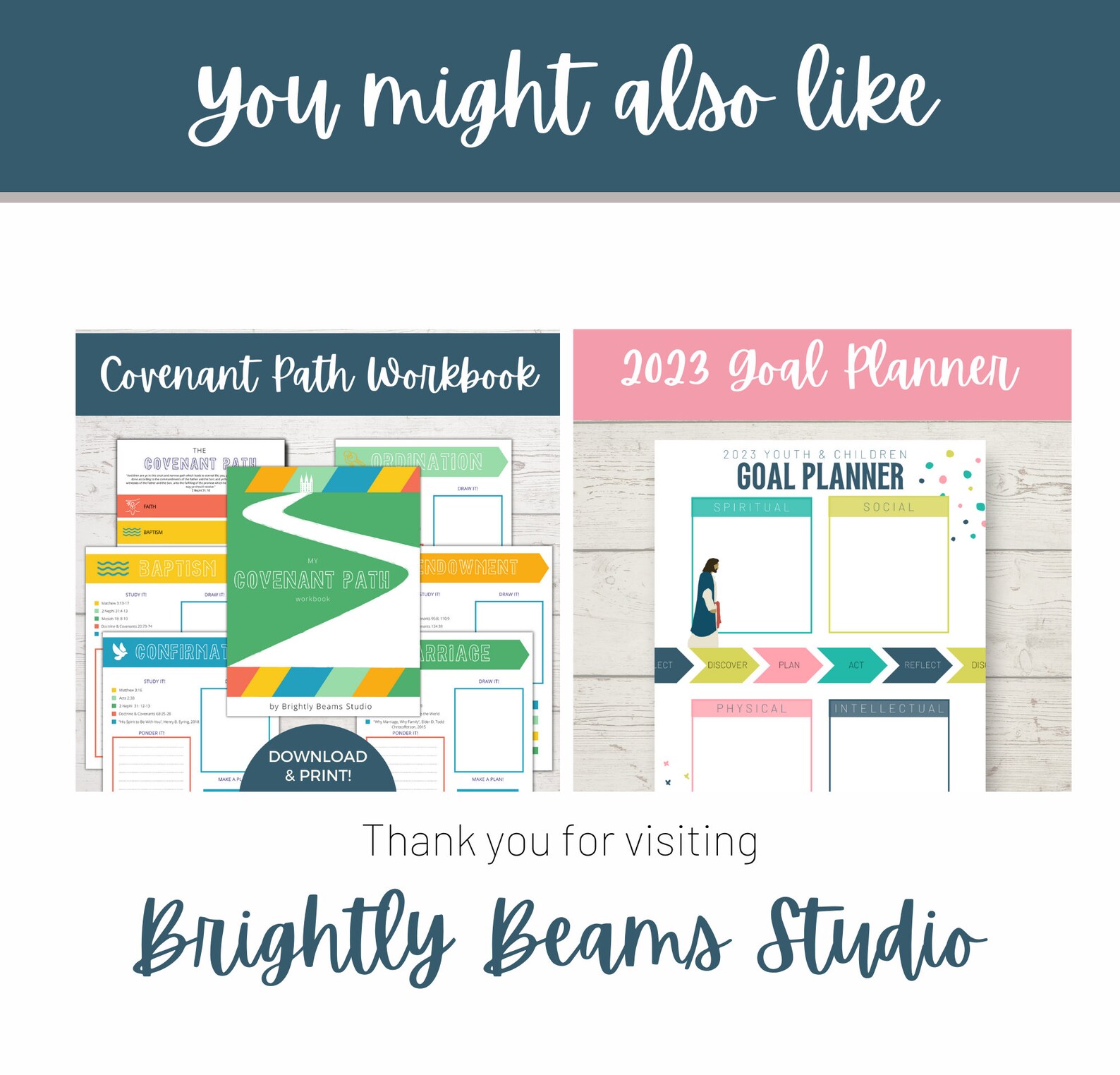 My Covenant Path Printable Poster for LDS Primary and Youth | Instant ...