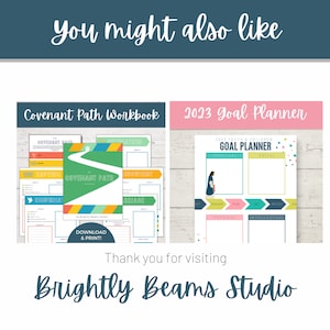 My Covenant Path Printable Poster for LDS Primary and Youth | Instant ...