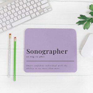 Sonographer/ Ultrasound Tech Definition Mouse Pad (rectangle) - Etsy