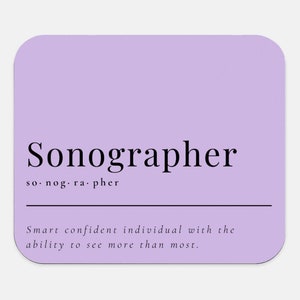 Sonographer/ Ultrasound Tech Definition Mouse Pad (rectangle) - Etsy