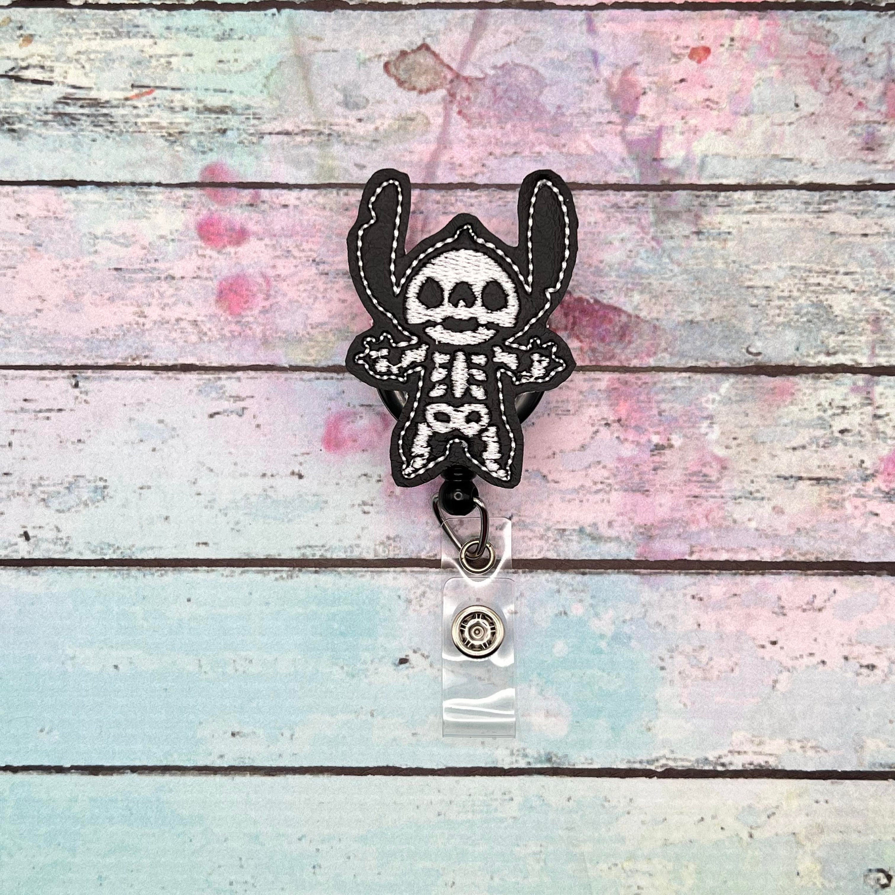 Alien X-ray Badge Reel Alien Skeleton Halloween Nurse - Etsy