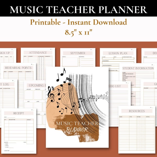 Teacher Planner - Etsy