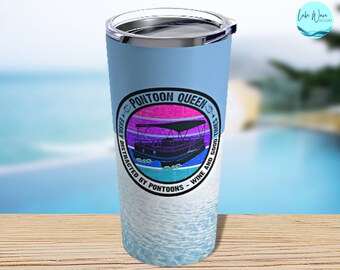Pontoon Tumbler Colorful Tumbler With Country Song Lyrics Drink ...