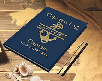 Boat Captain Log Book - Etsy