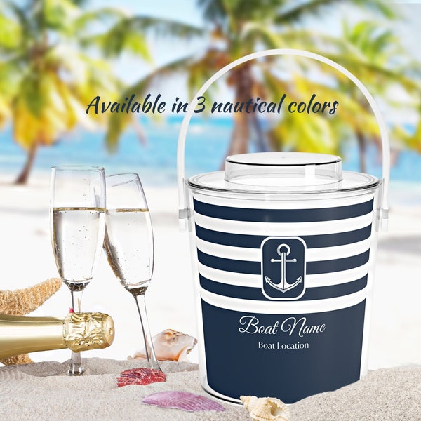 Nautical Ice Bucket - Etsy