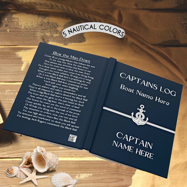 Captains Log Book - Etsy