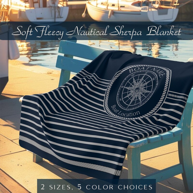 Fleece Boat Blankets - Etsy