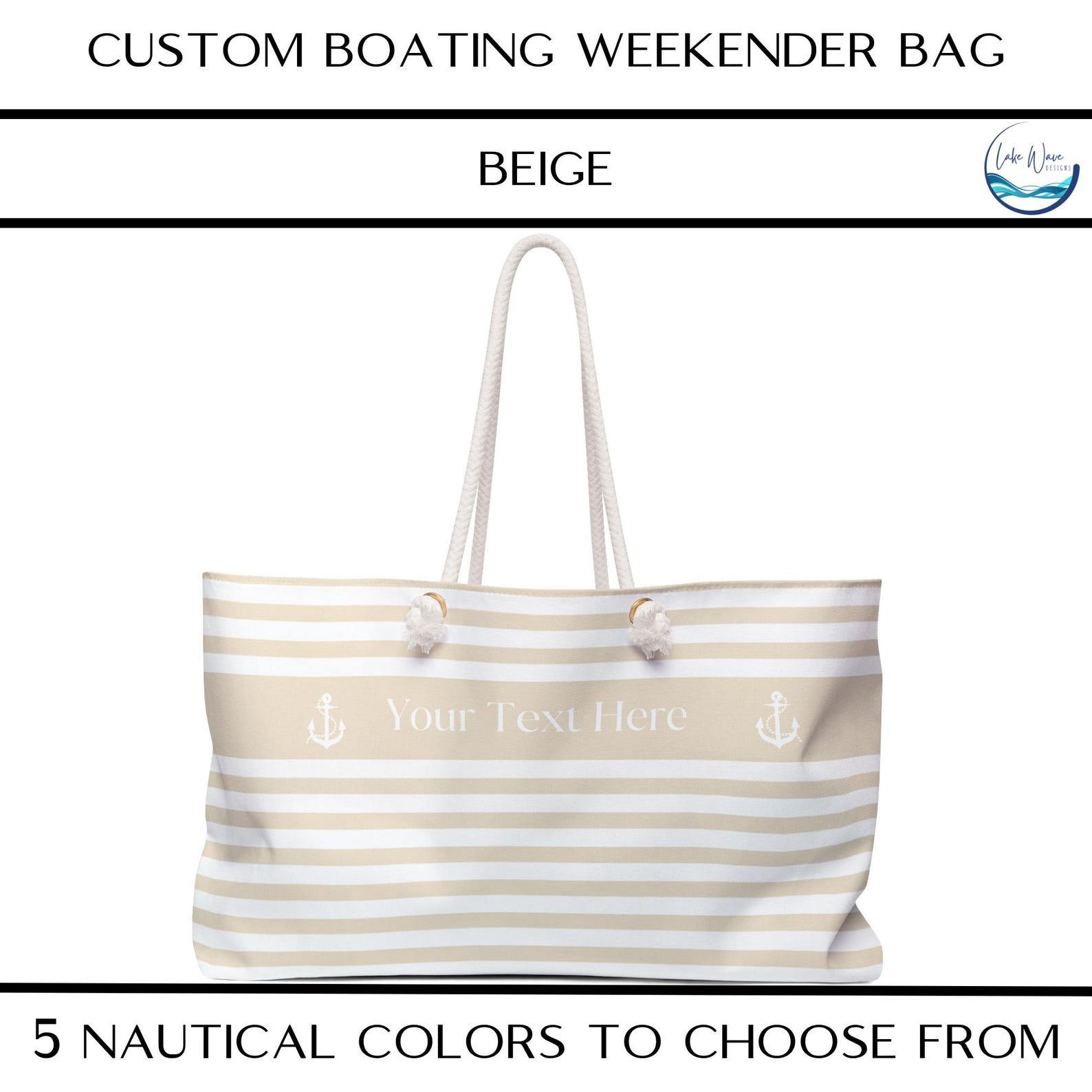 Personalized Boating Weekender Bag, Nautical Tote, Boat Gifts, Boating ...