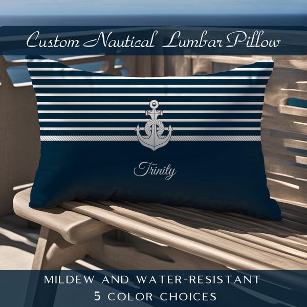 Nautical Pillow - Etsy