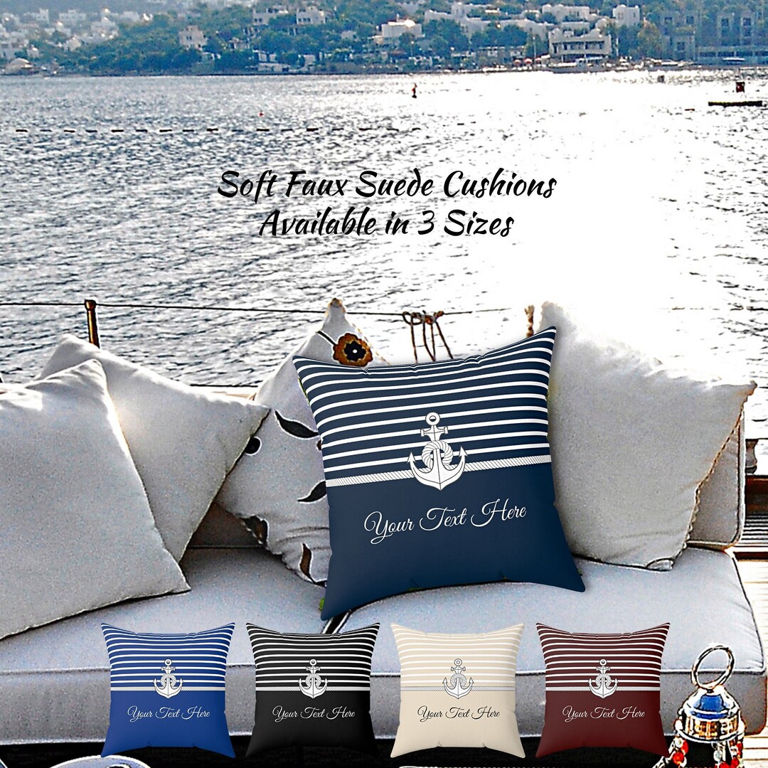 Nautical Cushion, Boat Cushion, Boat Gifts, Boat Accessories ...