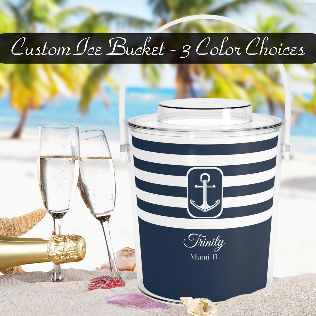 Boat Ice Bucket With Tongs, Custom Boat Party Gifts, Boat Wine Bucket ...