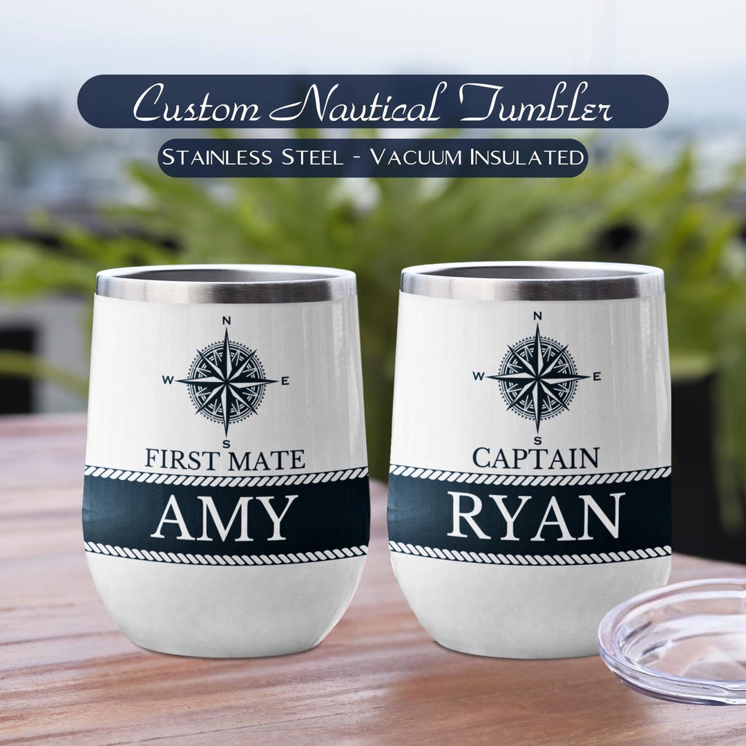 Boat Tumbler, Boat Gifts Ideas, Custom Boat Owner Gifts, Boat Captain ...