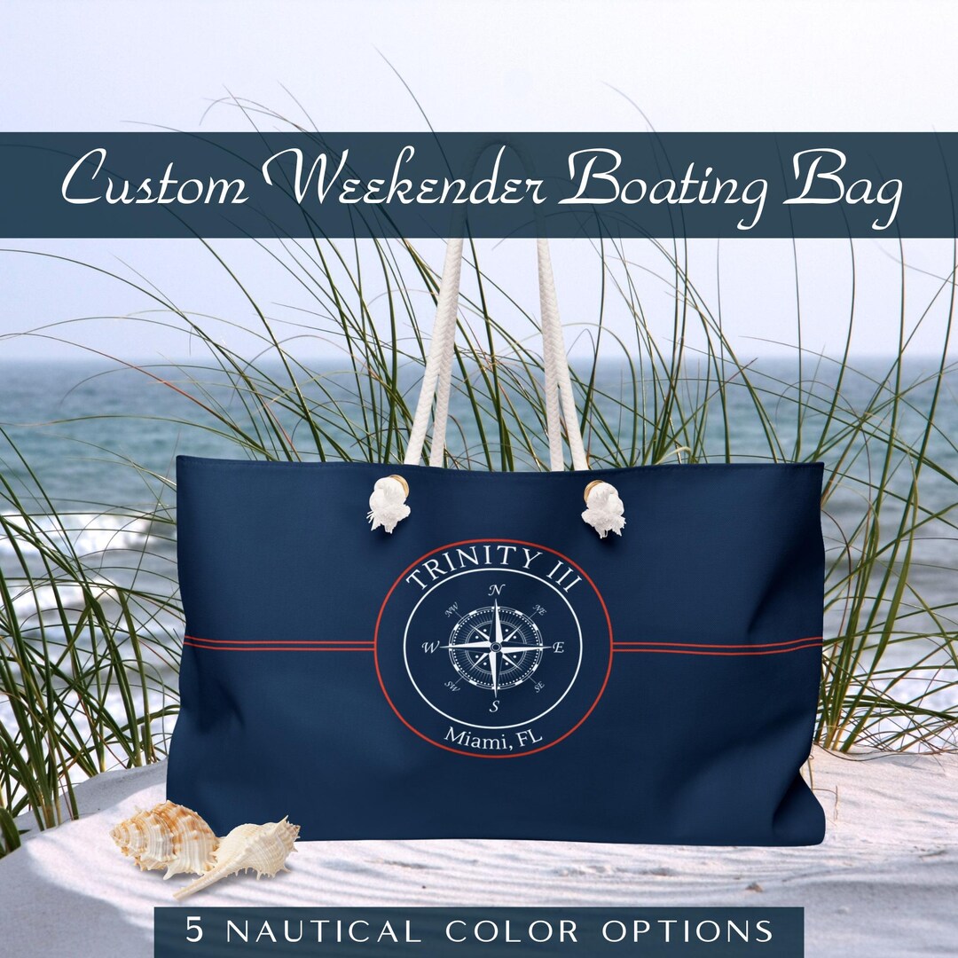 Personalized Boating Bag, Boat Gift Ideas for Women, Boat Owner Gift ...