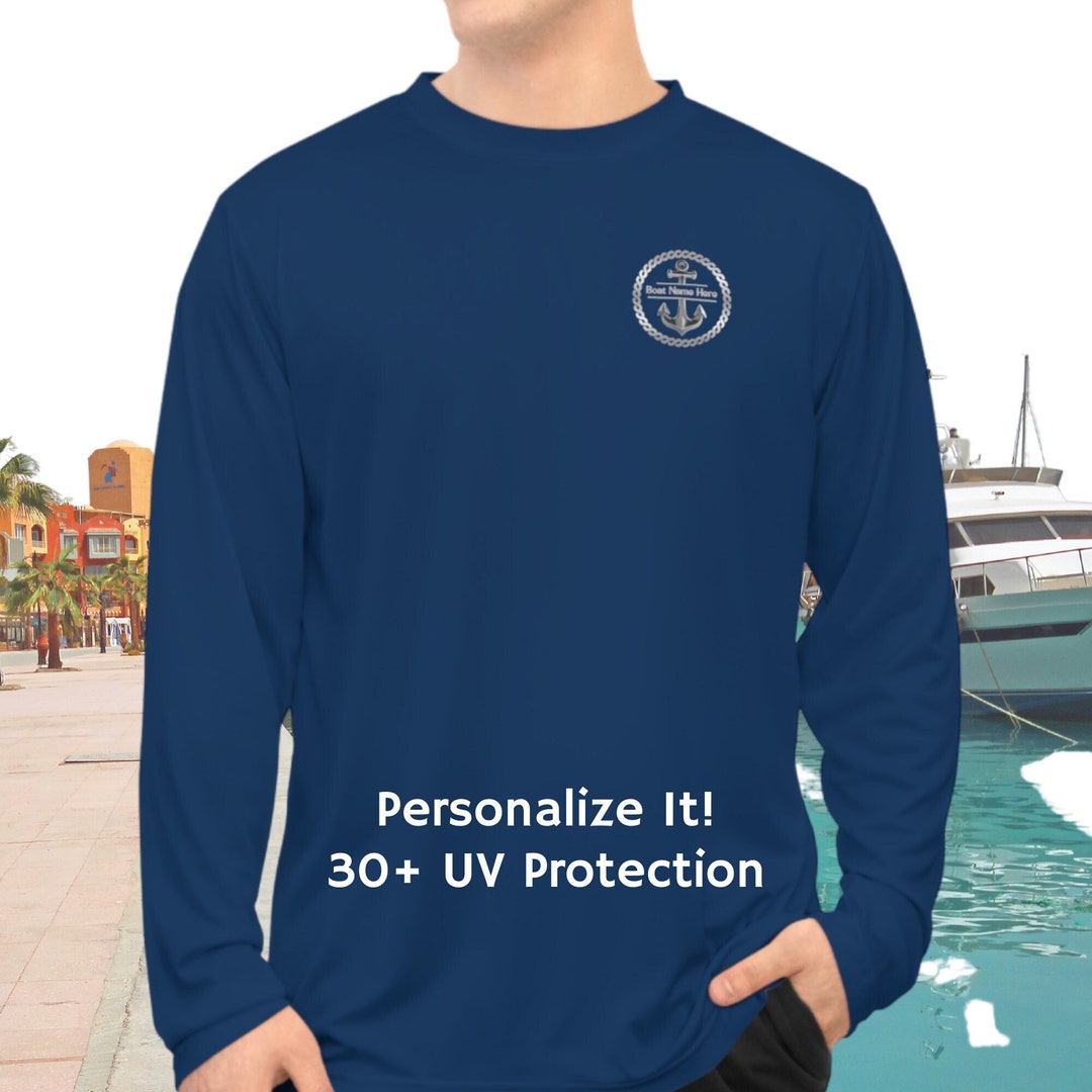 Boating Shirt 30UPF Boat Gifts Personalized Boat Clothing - Etsy