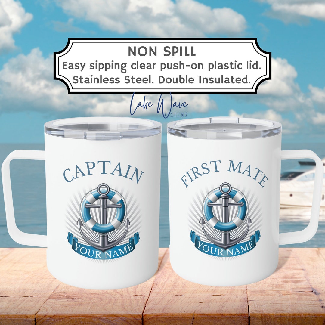 Boat Gifts Ideas, Nautical Boat Mug, Boat Accessories, Boating Coffee ...