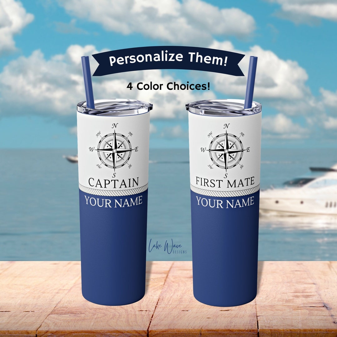 Personalized Boating Gift Ideas, Boat Tumbler, Boat Captain, Boat Cup ...