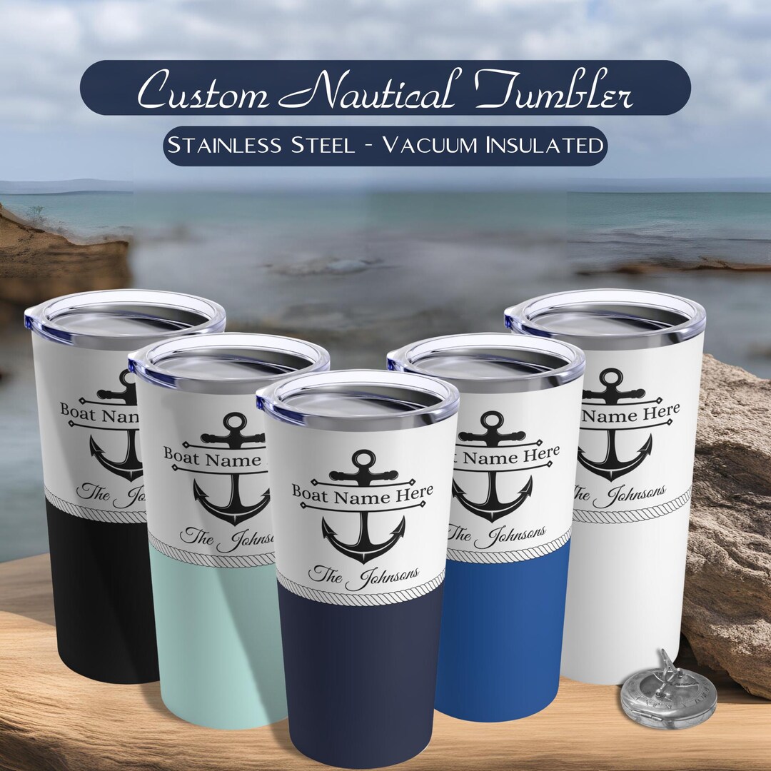 Personalized Boat Gifts, Boat Cup, Boat Tumbler Gift, Gift for Boat ...