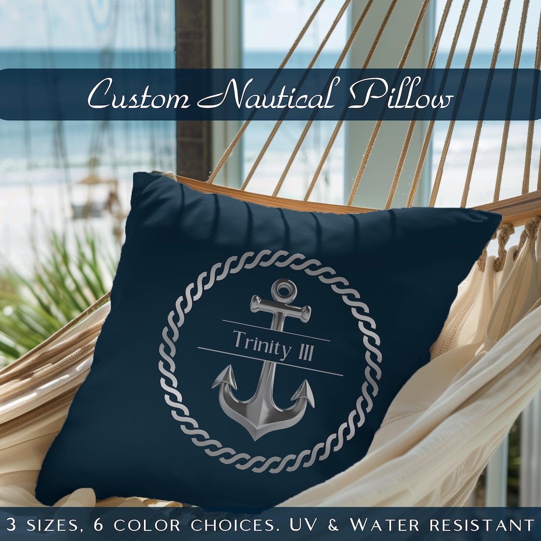 Boat Gifts, Boat Cushion, Boat Pillow, Boat Accessories, Boat Bedding ...