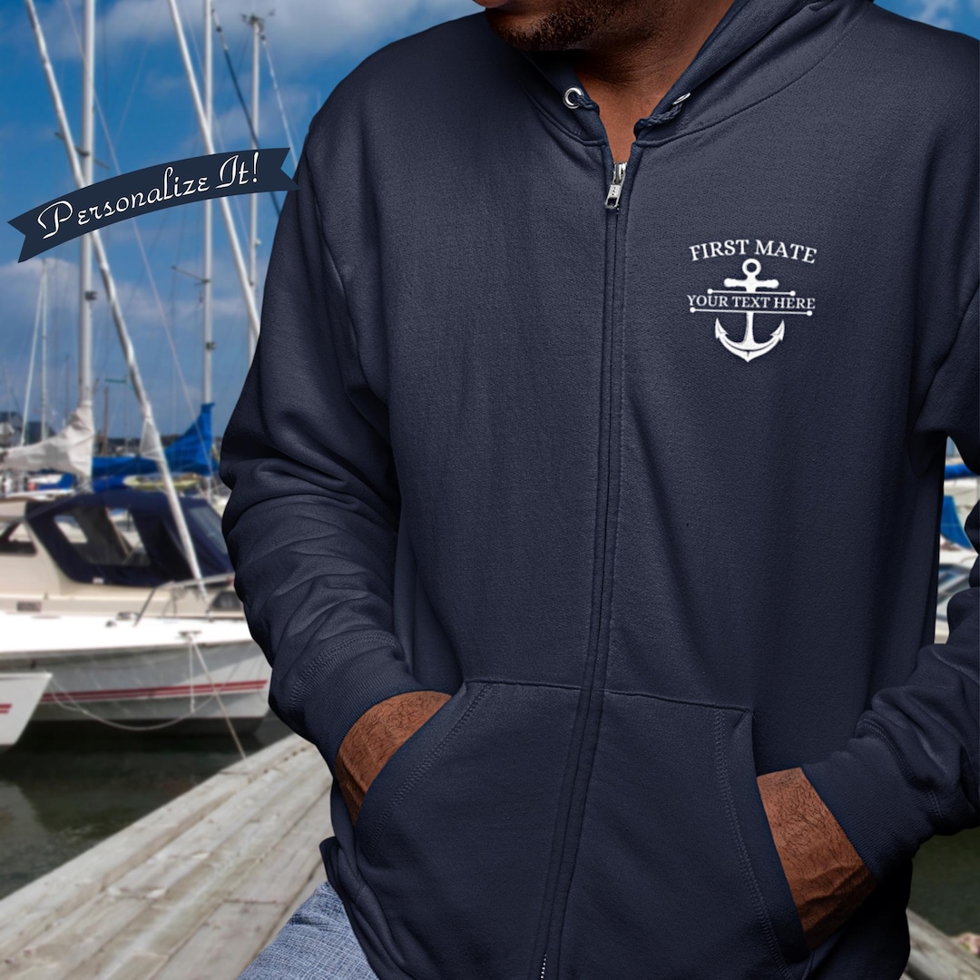 Personalized Boat Hoodie, Custom Boat Clothing, Boat Owner Gift, Boat ...