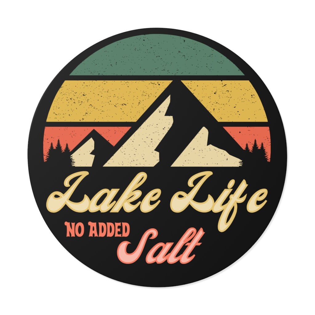 Lake Life Sticker/Pontoon Decal/Boat Decal/Lake Boat Sticker/Lake Gift ...