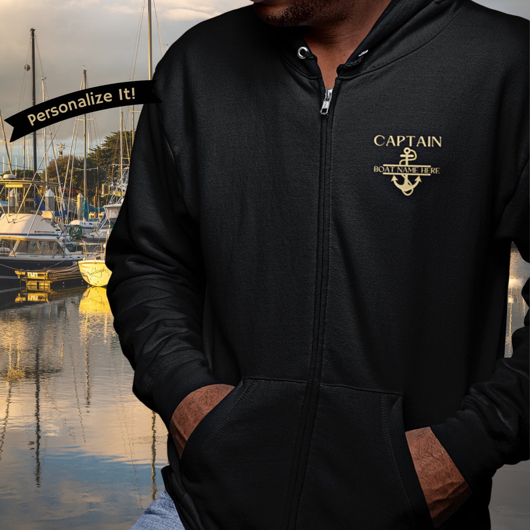 Custom Boat Gifts Personalized, Boat Hoodie, Boat Owner Gift, Nautical ...