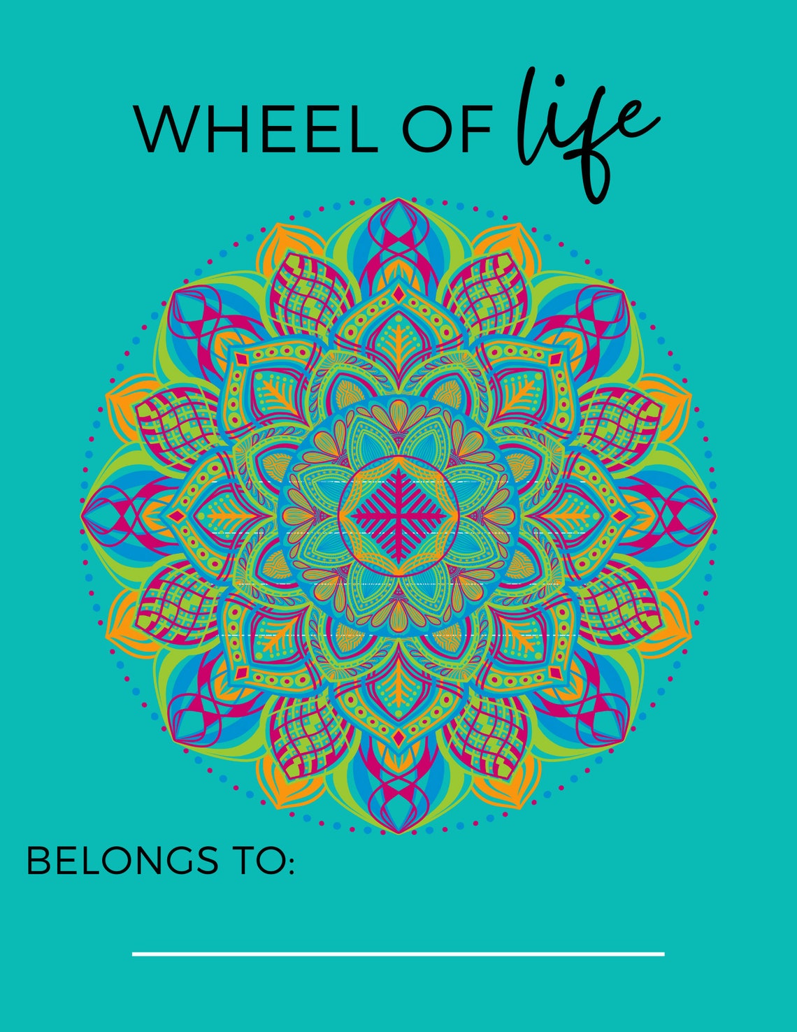 Wheel of Life. Wheel of Balance. 15 Pg Coaching Workbook, Life Circle ...