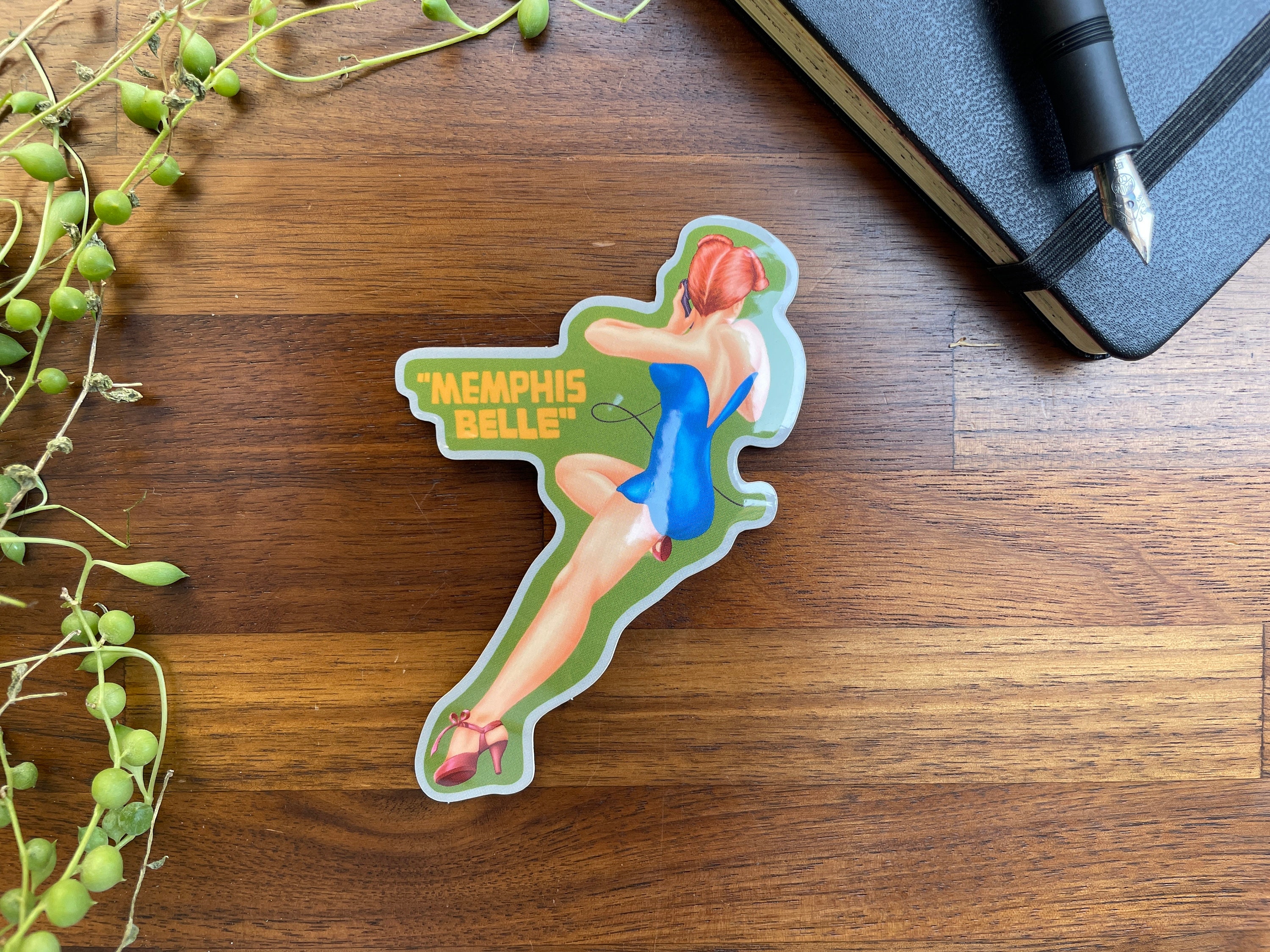 Memphis Belle Blue Version Vinyl Sticker - Etsy