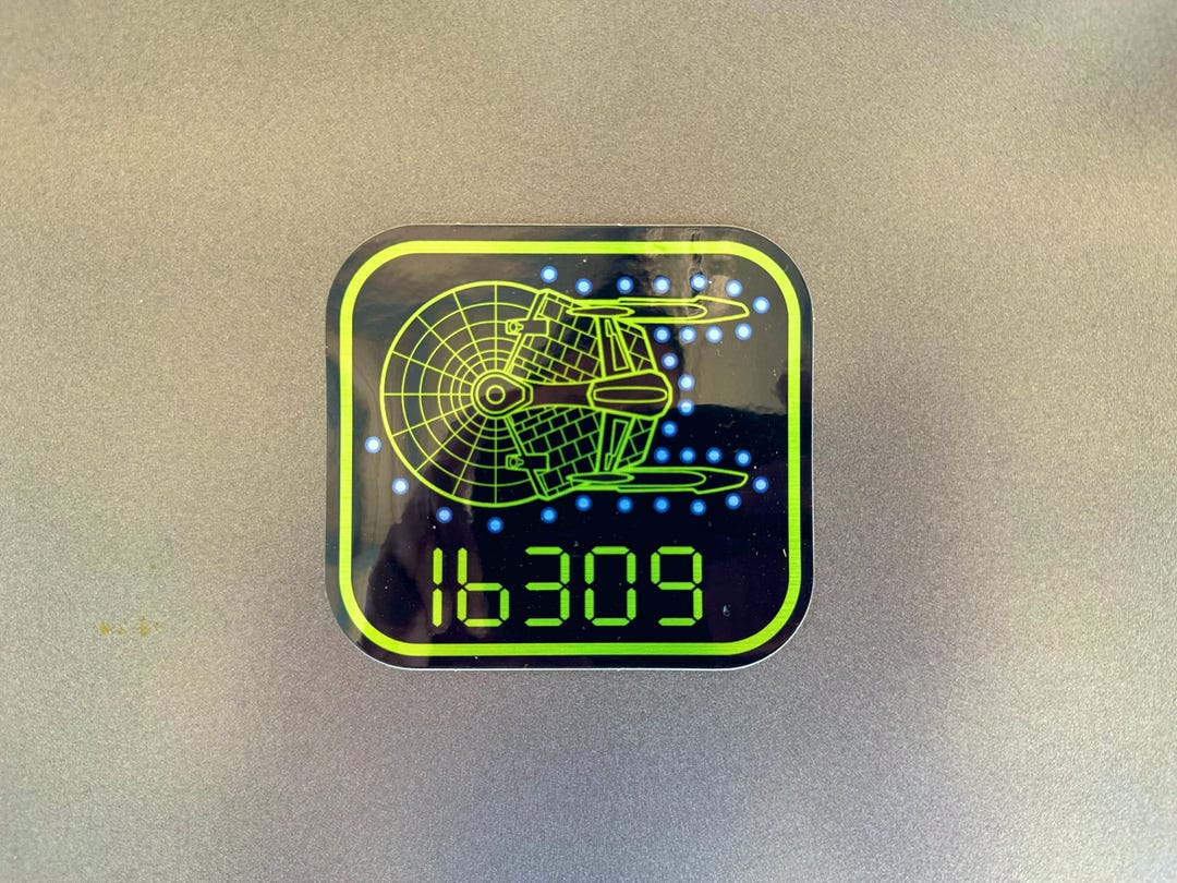 Star Trek U.S.S. Reliant Shield Prefix Code Sticker - Etsy