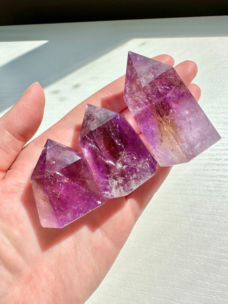 Bolivia Ametrine Amethyst Tower Ametrine Crystal Ametrino - Etsy