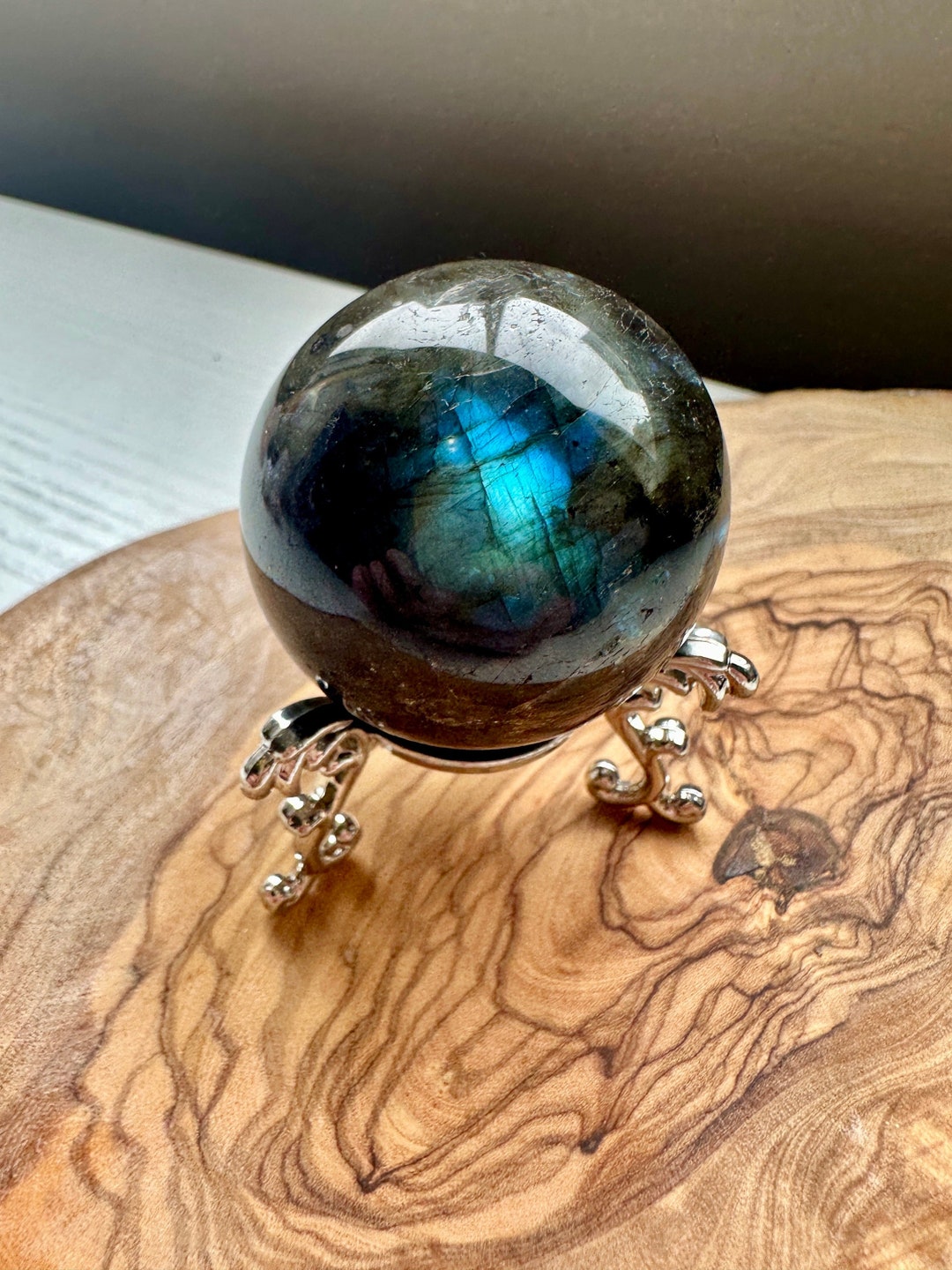 Labradorite Sphere Gazing Crystal Ball AAA Labradorite - Etsy