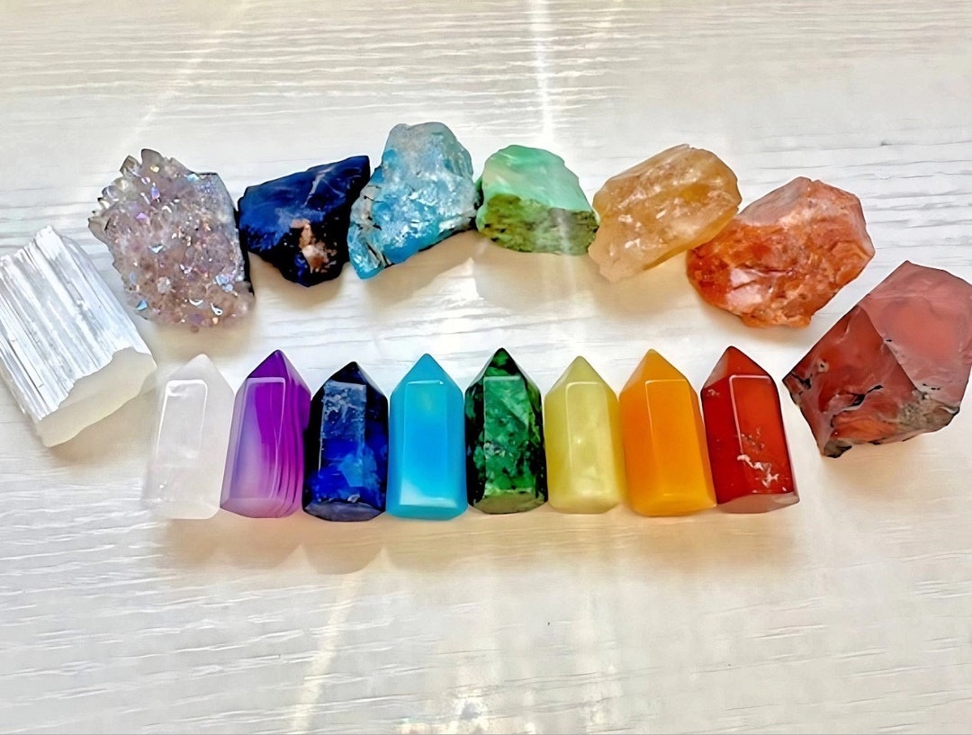Chakra Gemstone Gift Chakra Crystal Gift Set Chakra Crystal Gifted ...