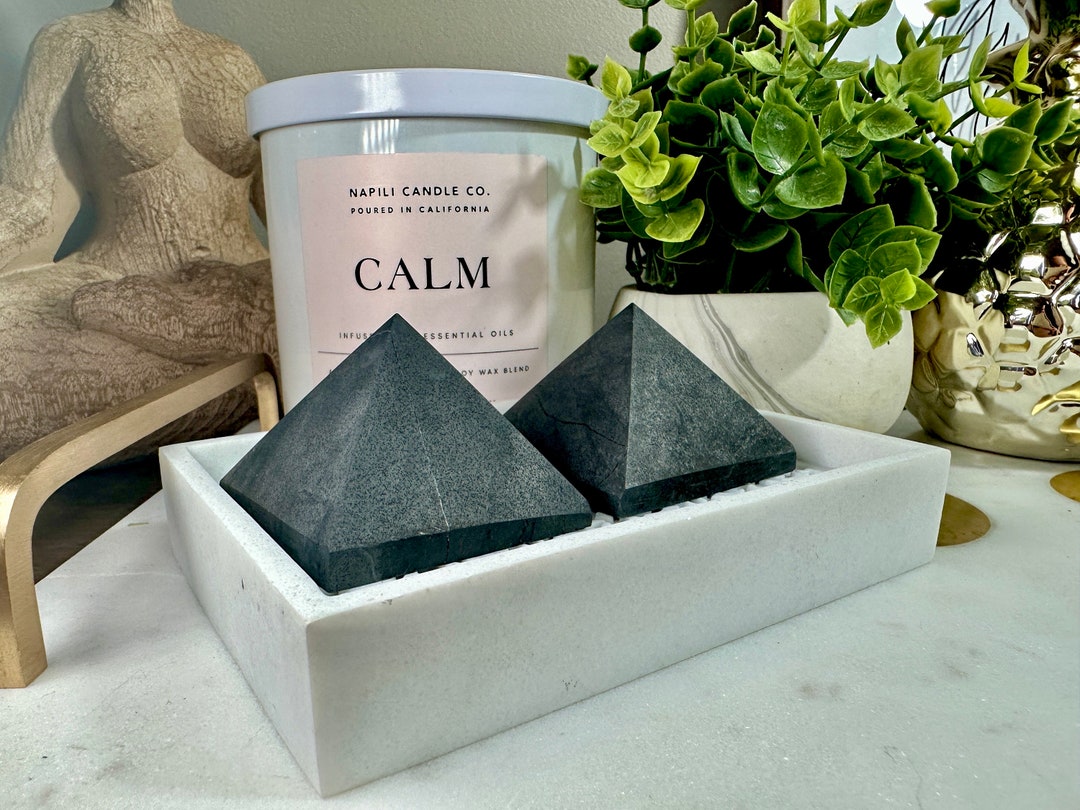 Shungite Pyramid Noble Shungite Elite Shungite - Etsy