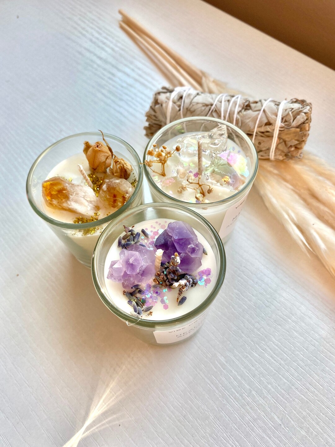 Spell Candles Aesthetic Candles Manifestation Candle Intention Candle ...