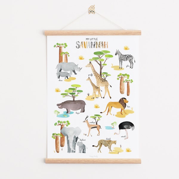 Savannah Africa Poster - Etsy