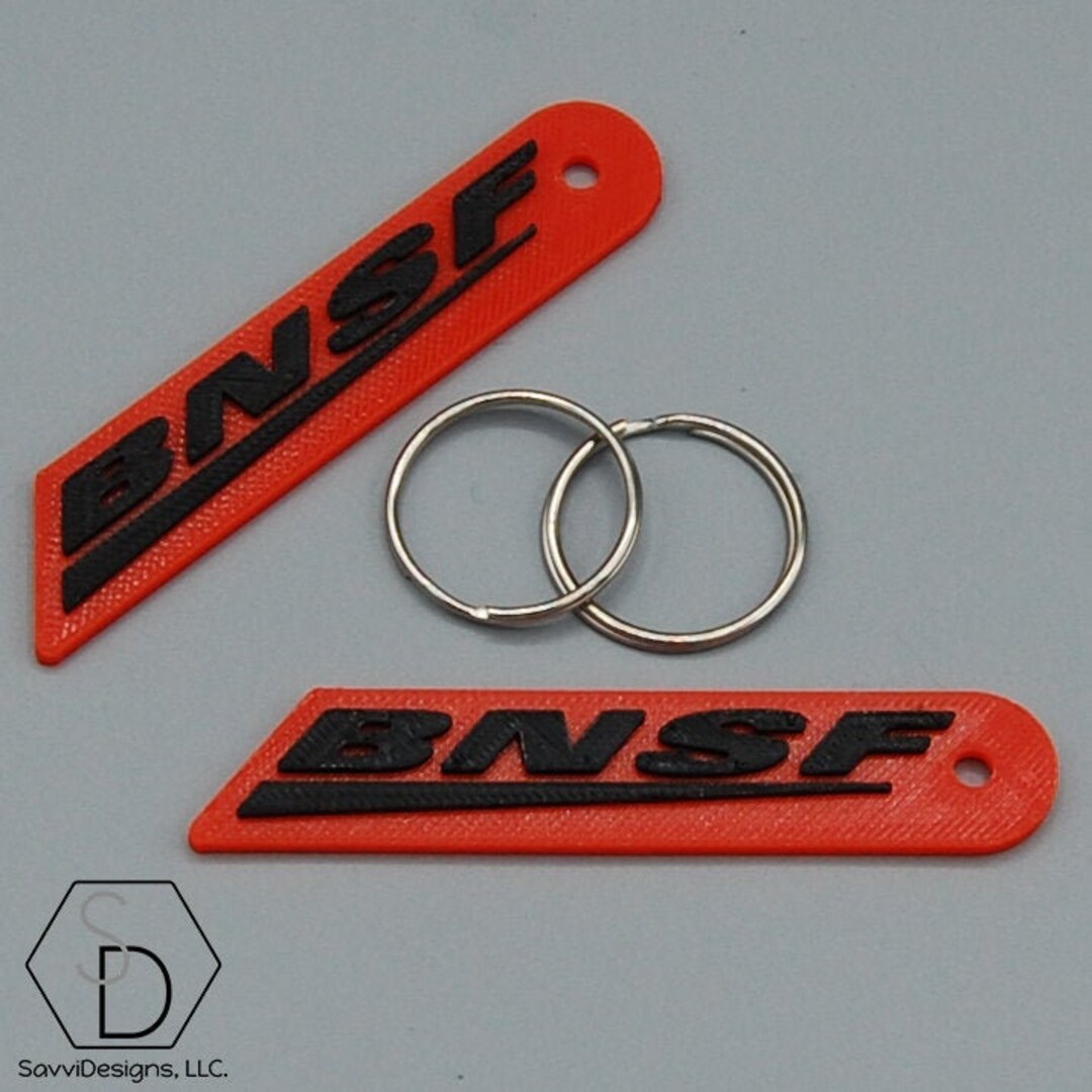 BNSF Swoosh H3 Heritage 3 Railroad Railway Keychain pack of - Etsy