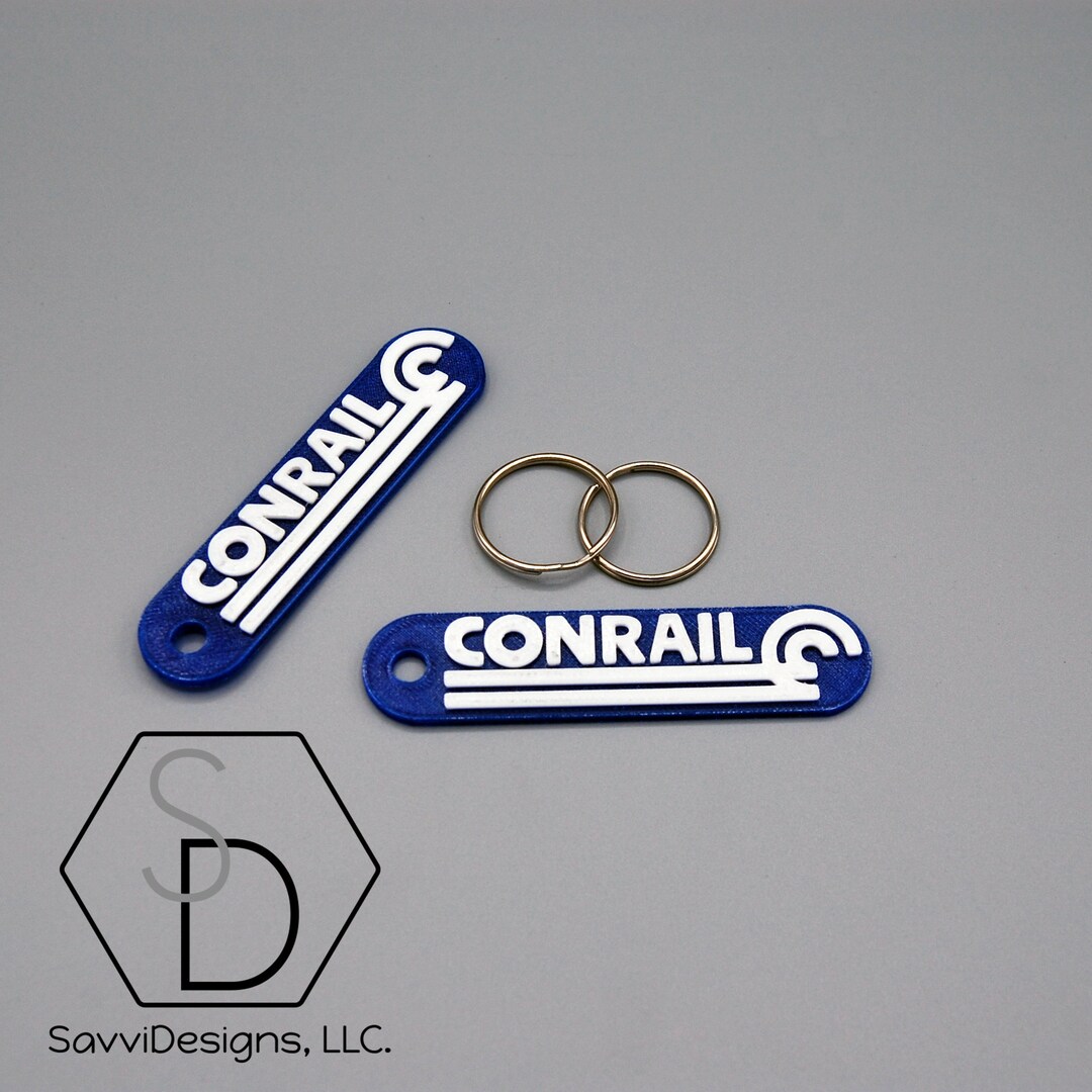 Conrail Keychain Railroad Railway pack of 2 - Etsy