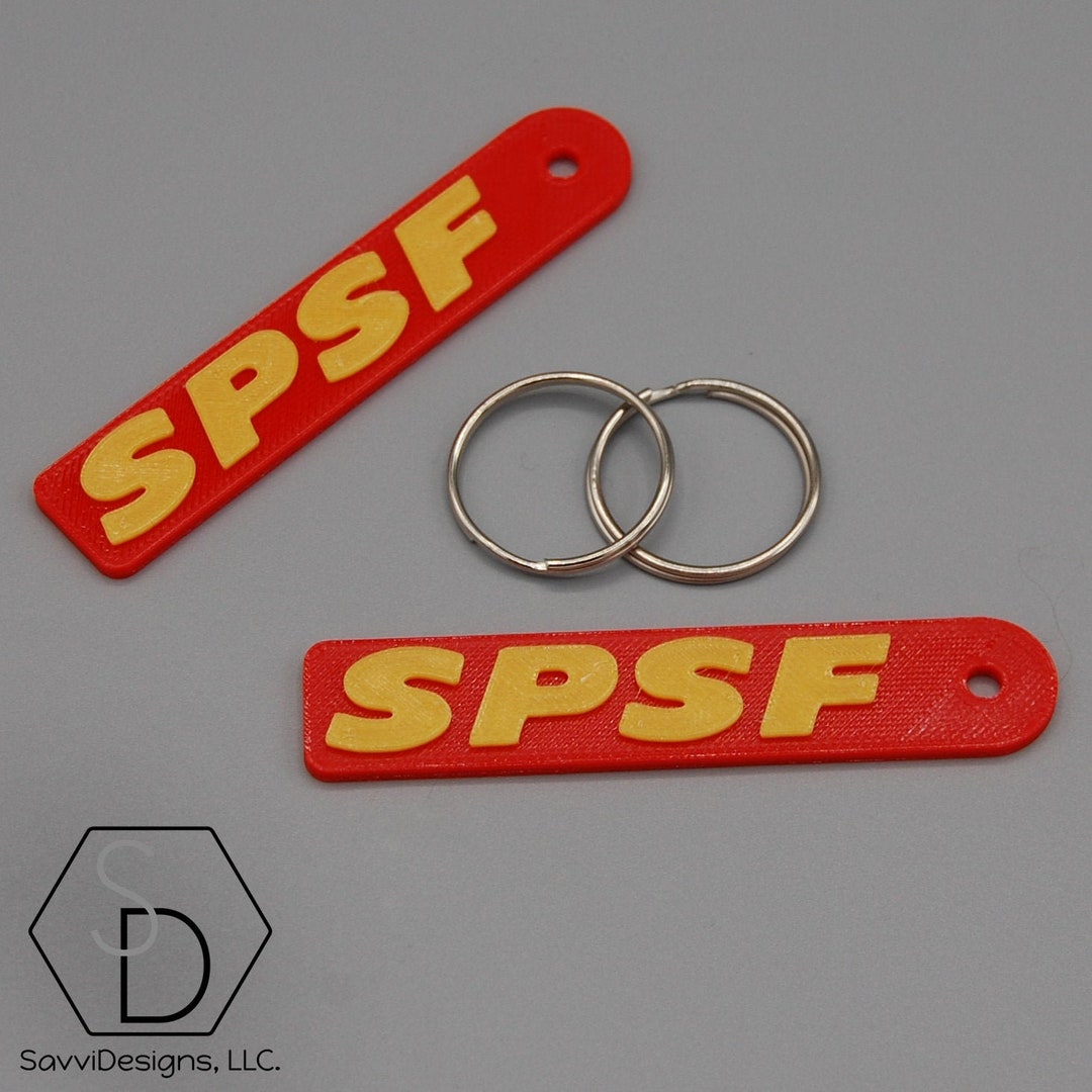 SPSF Southern Pacific Santa Fe Railroad Railway Keychain (pack of 2) - Etsy