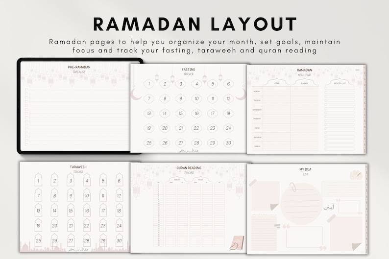 Muslim Planner Undated Goodnotes Planner iPad Android Planner Daily ...