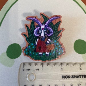 Wooden Ram Pin Cute Pin Critter Pin - Etsy