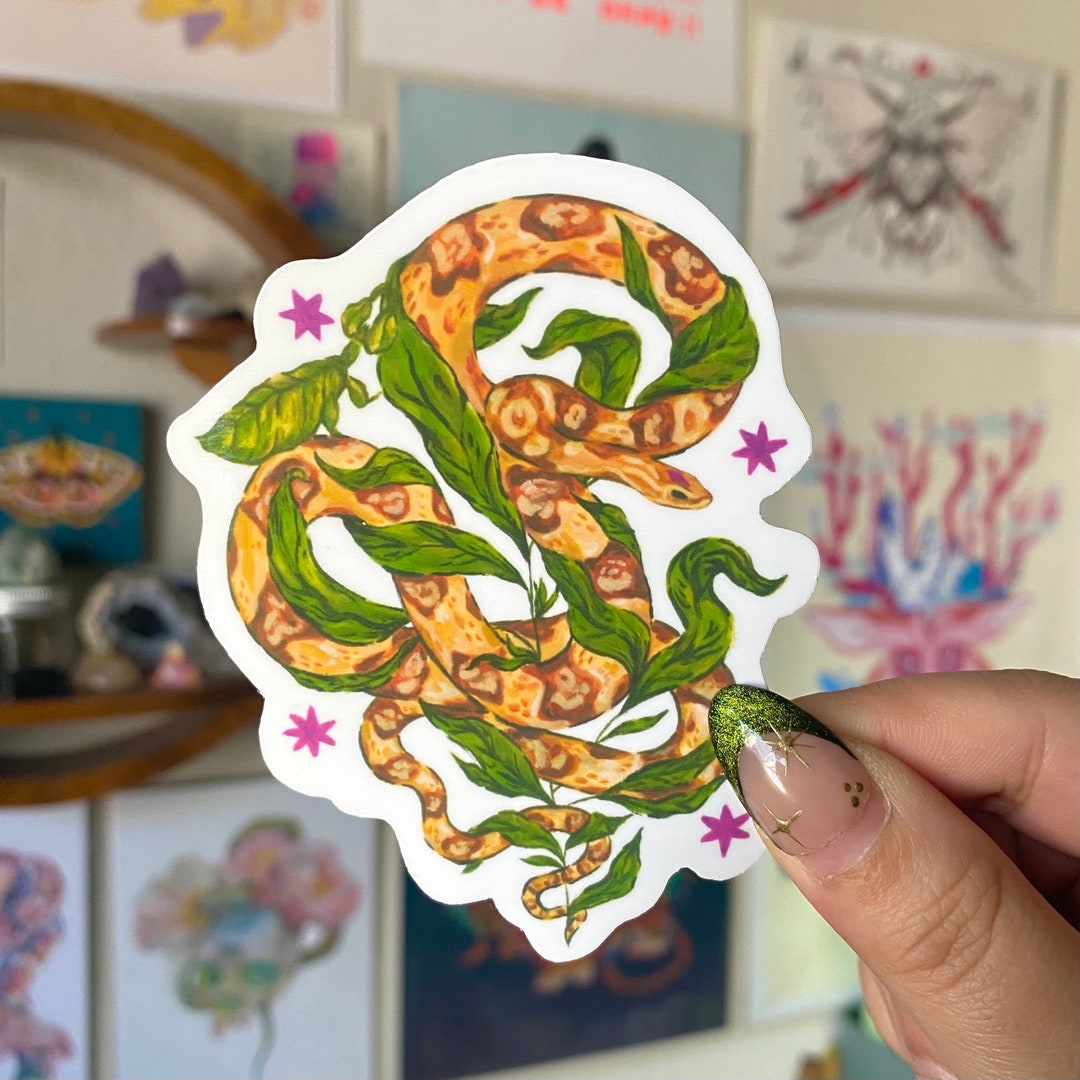Snake Sticker Reptile Sticker Cute Sticker Waterproof Sticker Animal ...