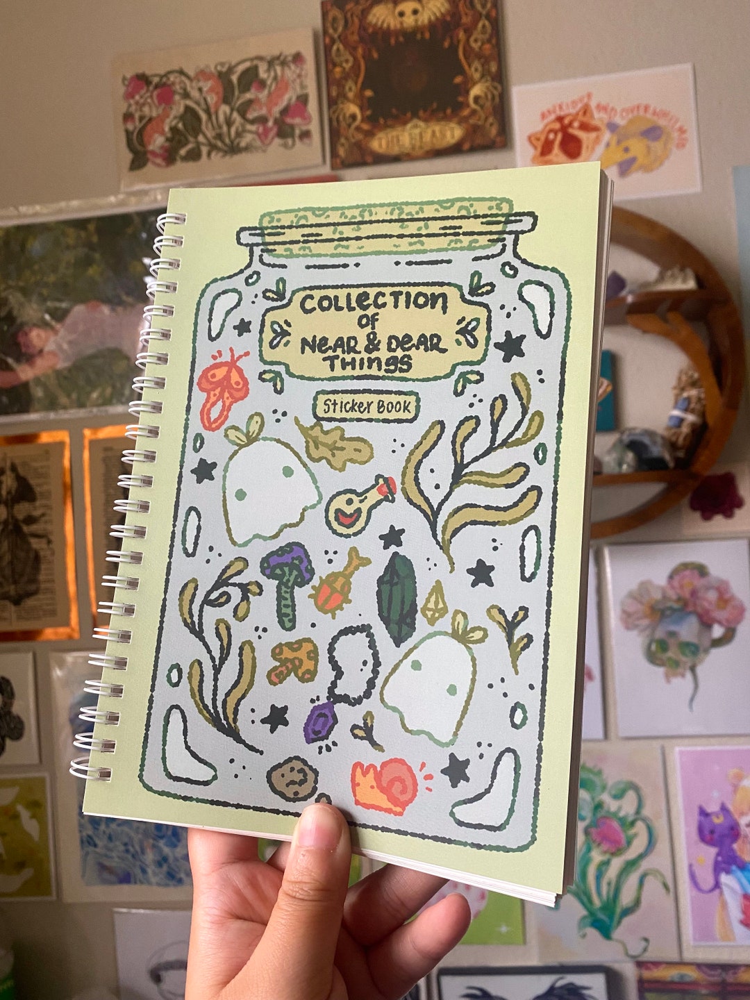 Reusable Sticker Book - Storage Sticker Book - Empty Sticker Book - Etsy