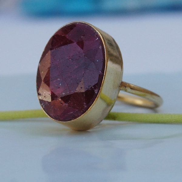 Raw Ruby Ring - Etsy