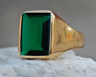 Round Rose Cut Dioptase Quartz 925 Sterling Silver Ring, Green Dioptase ...